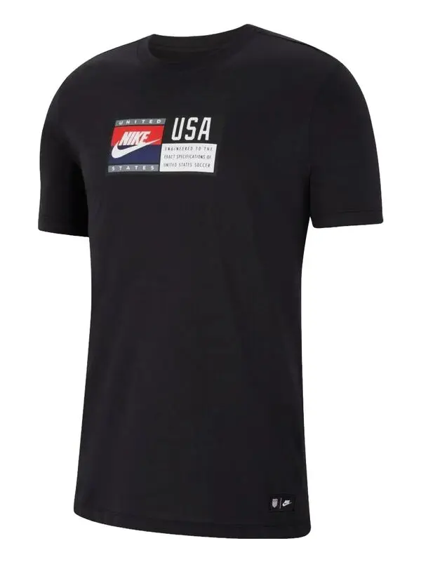 Nike 2020-21 Usa Voice Tag T-shirt - Black