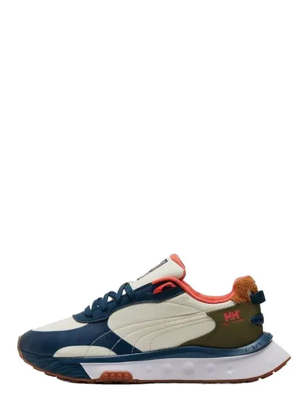 PUMA Helly Hansen X Wild Rider Crossover Sneakers - Blue/white/red
