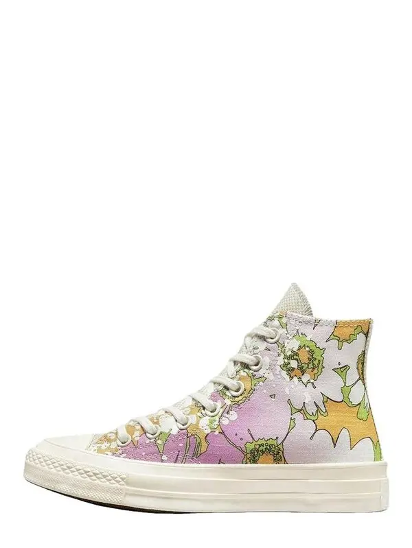 CONVERSE Chuck 70 High Top 'crafted Florals - White/purple/green