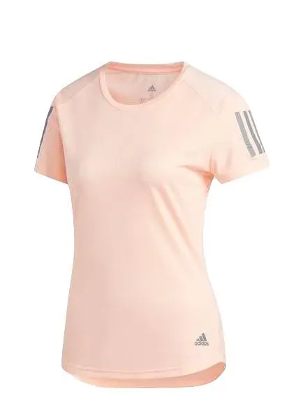 Adidas Own The Run Sports Short Sleeve Tee - Pink
