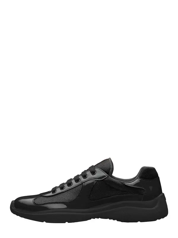 Prada Fw25 America's Cup Sneakers - Black