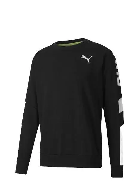 PUMA Modern Sports Crew Neck Pullover - Black