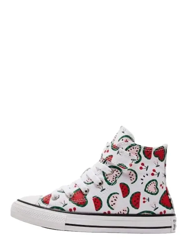 CONVERSE Chuck Taylor All Star 1v High Top Sneakers - White/red/green