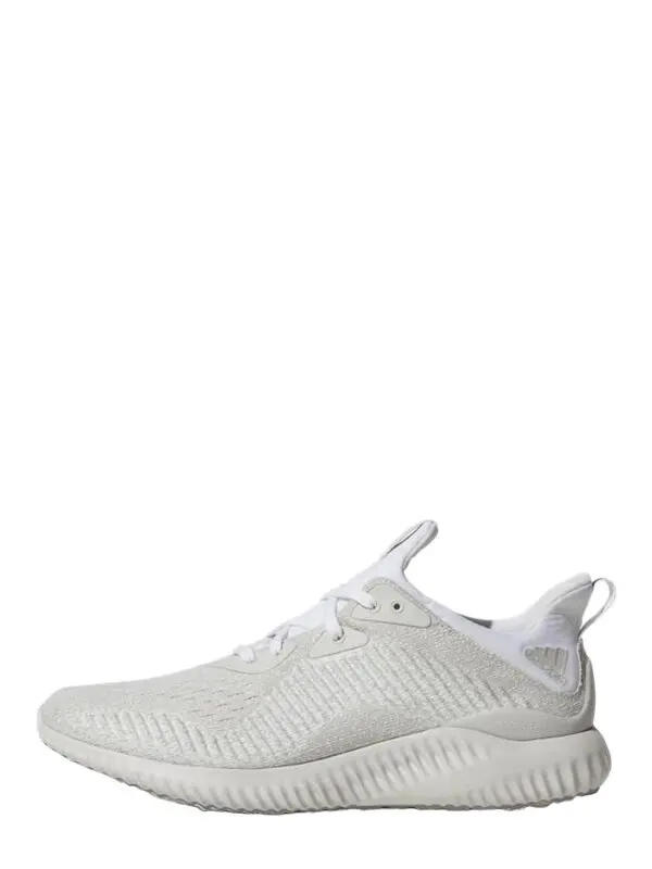 Adidas Alphabounce Em Athletic Sneakers - Cloud White/silver Metallic/off White