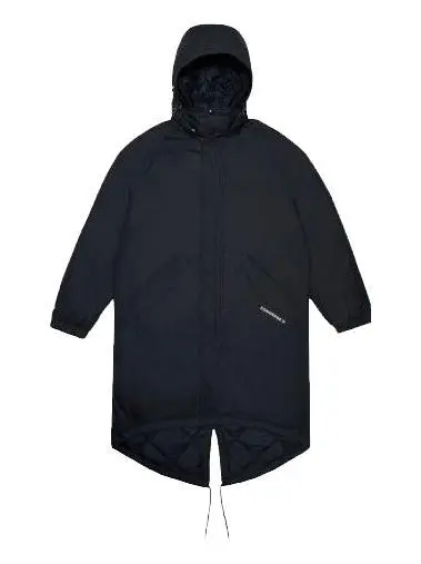 CONVERSE Down Trench Coat - Black