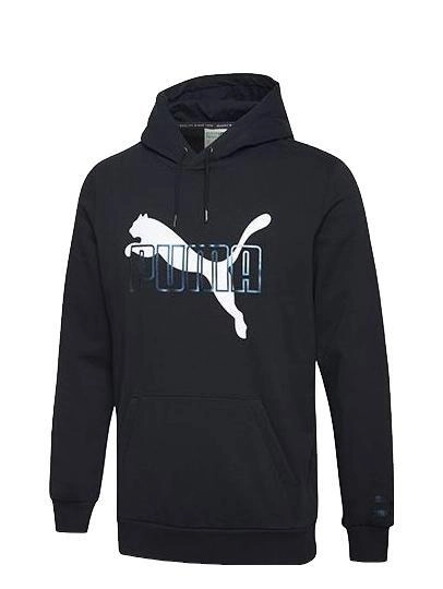 PUMA Large Logo Hoodie - Black