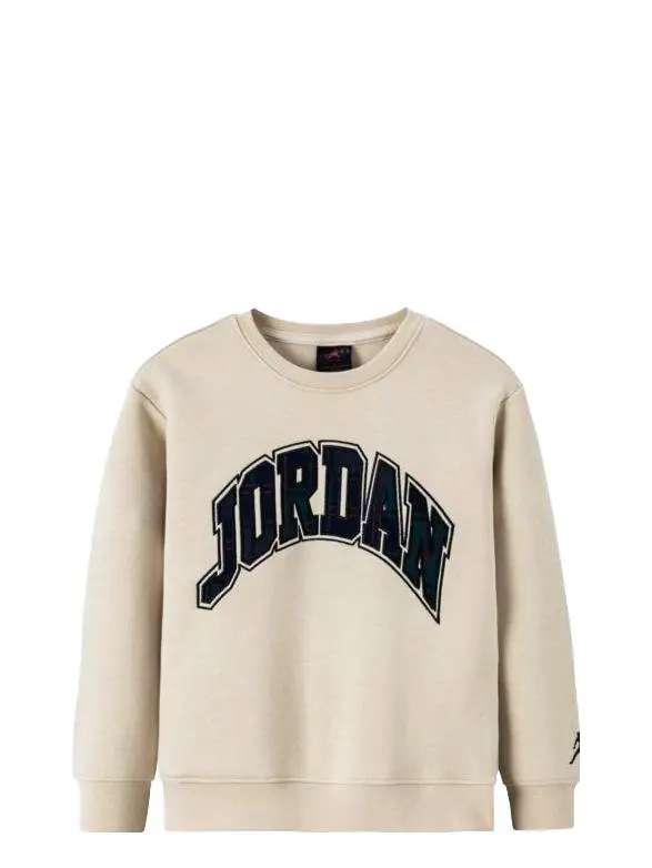 JORDAN Words Pullover Sweatshirt - Beige