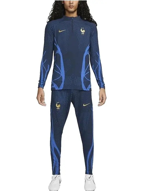 Nike France Dri-fit Adv Elite 1/4 Zip Strike Drill Top - Blue