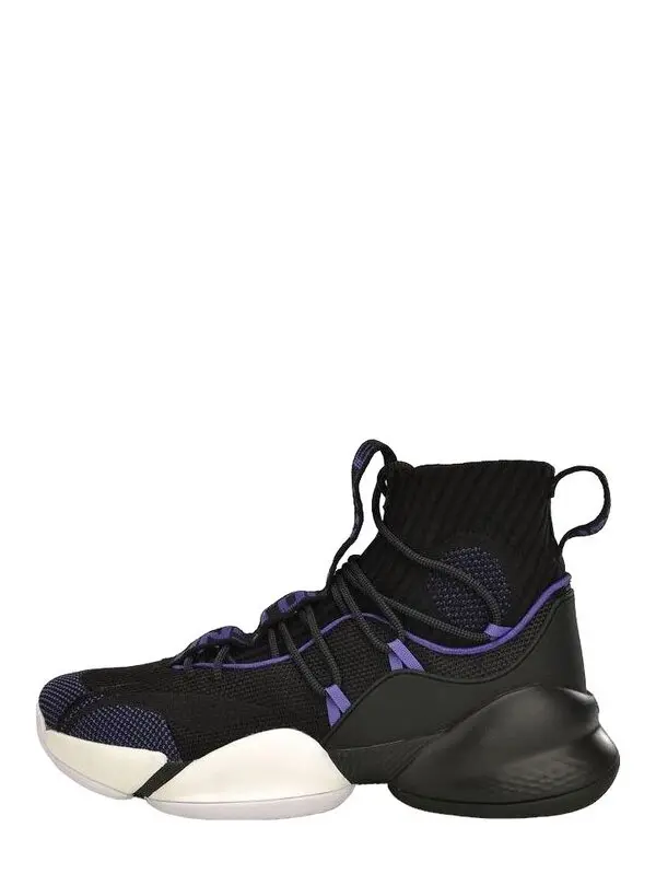 LI-NING V Playoff High-top Basketball Sneakers - Blackpurple