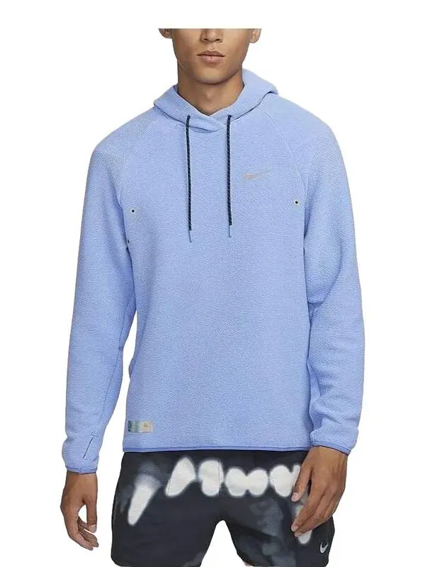 Nike Dri-fit Division Running Hoodie - Blue