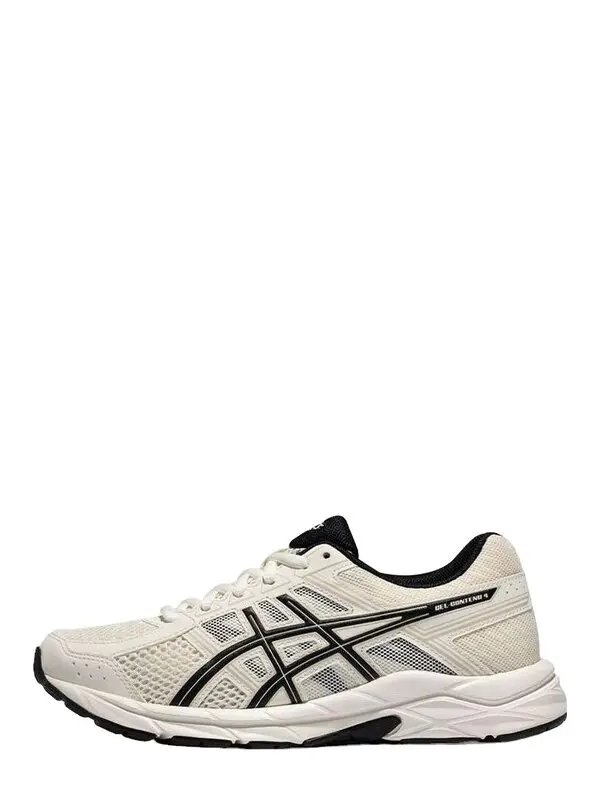 Asics Gel-contend 4 Low Top Sneakers - Cream White/black