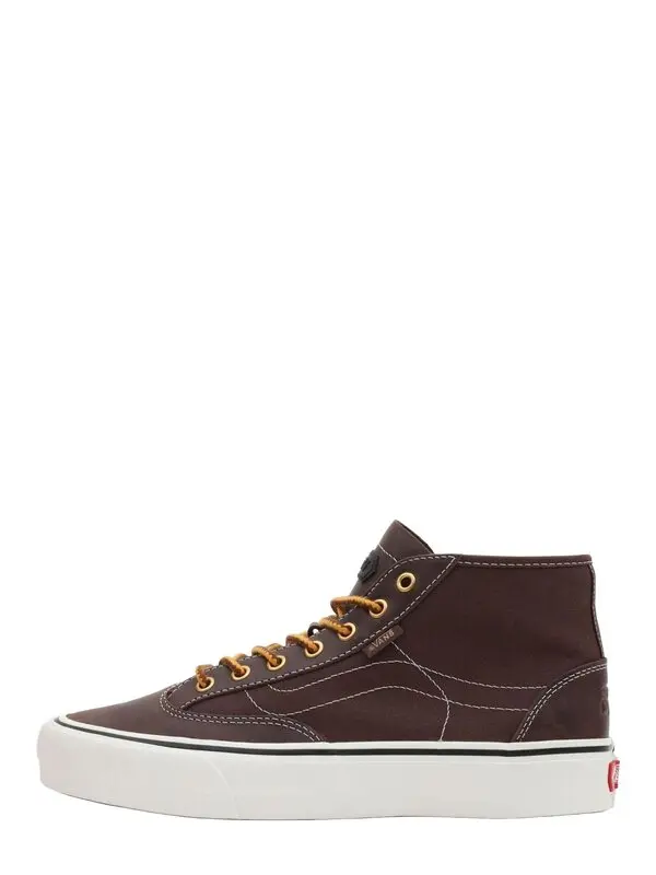 VANS Harry Bryant Destruct Mid Vr3 High Top Lace Up Sneakers - Brown