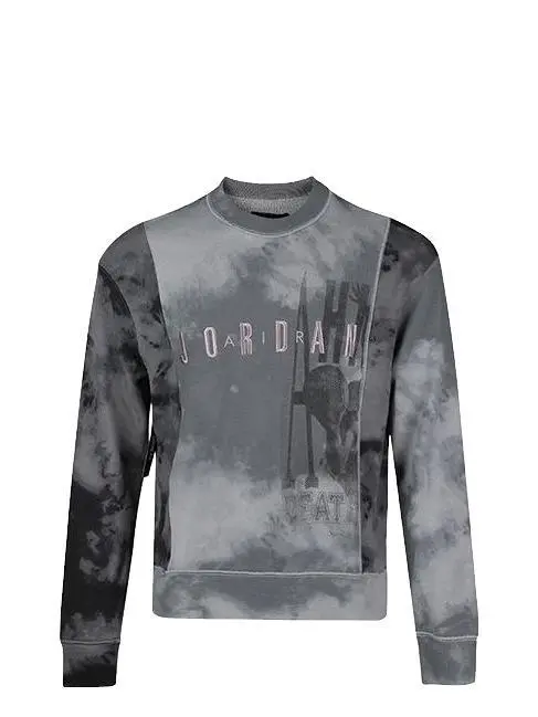 JORDAN Air Sport Dna Embroidered Sweatshirt - Light Gray