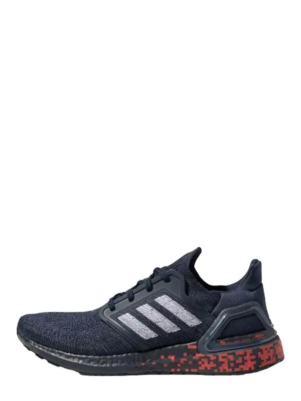 Adidas Ultraboost 20 Low Top Sneakers - Blue/black/red