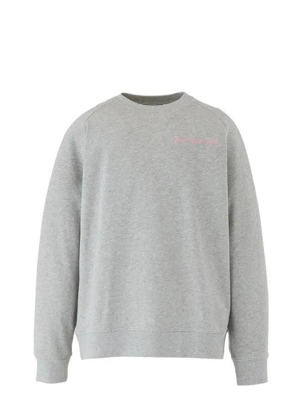 Onitsuka Tiger Graphic Crewneck Sweatshirt - Heather Grey