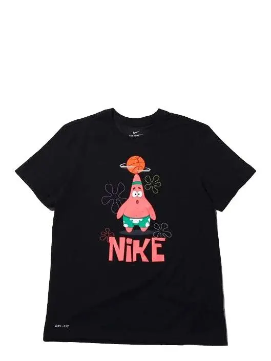 Nike Large Pattern Printing Short Sleeve - Black