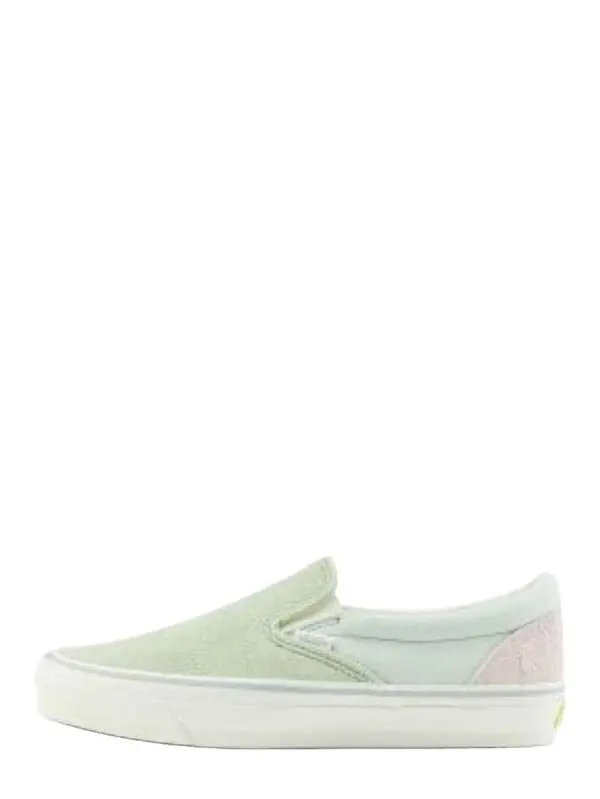 VANS Slip-on Skateboarding Shoes - Light Green