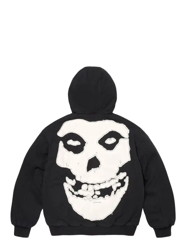 Supreme X The Misfits Ss26 Hooded Work Jacket - Black