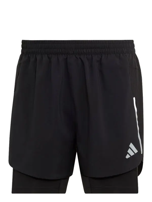 Adidas Designed 4 Running 2-in-1 Shorts - Black/white