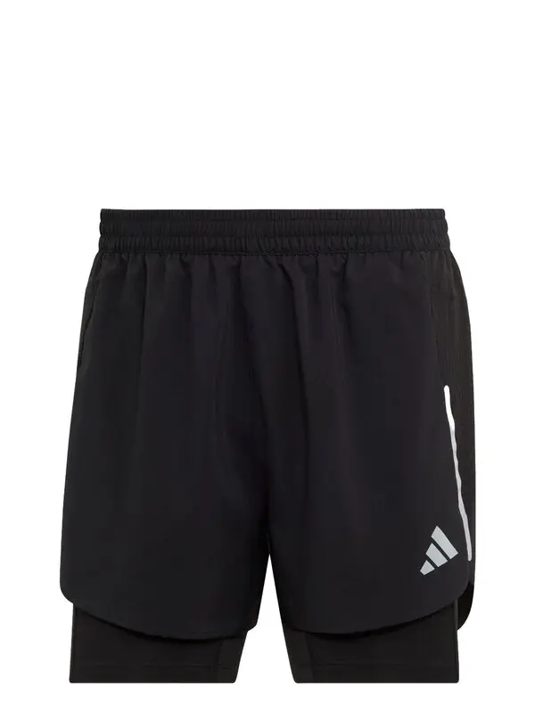 Adidas Designed 4 Running 2-in-1 Shorts - Black/white