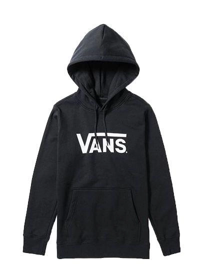 VANS Classic Casual Pullover Hoodie - Black