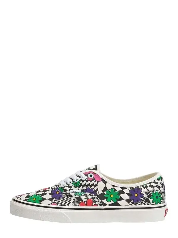 VANS Authentic Floral Checkerboard Sneakers - Multi-color