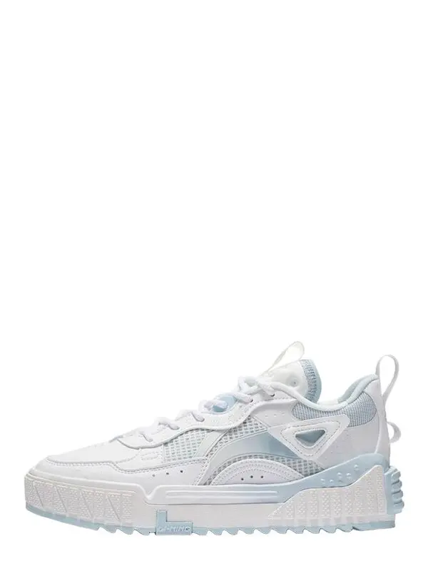 LI-NING No.258 Skateboarding Sneakers - White/blue
