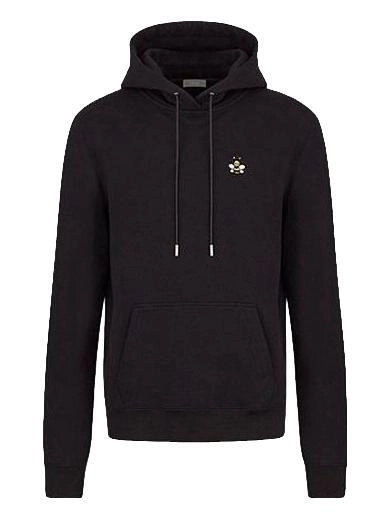 Dior X Kaws Crossover Bee Embroidered Solid Color - Black