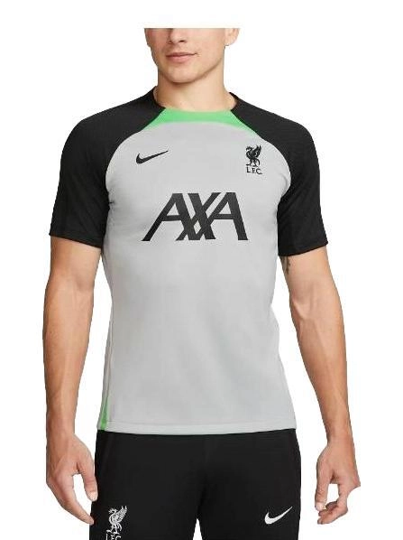 Nike Liverpool F.c. Strike Dri-fit Knit Jersey - Grey/black