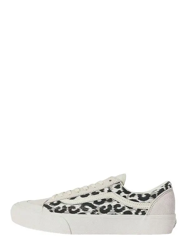 VANS Style 36 Sf Leopard Print Low Top Sneakers - Leopard/white