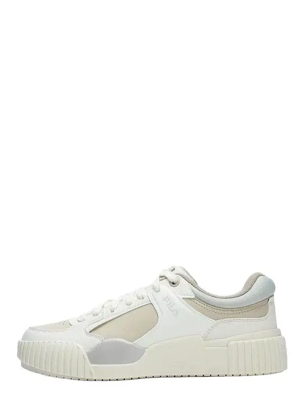 FILA Blocks Lace Up Sneakers - Grey/white