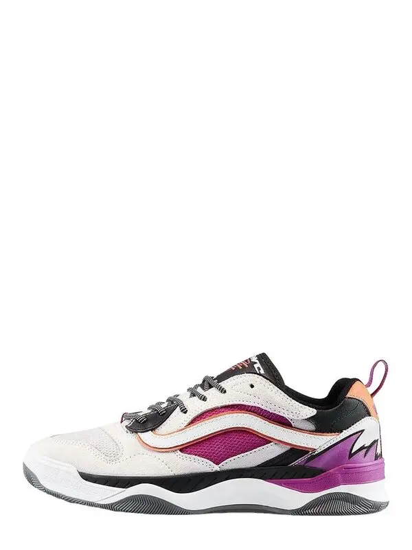 VANS Brux Wc Retro Sports Sneakers - White/purple