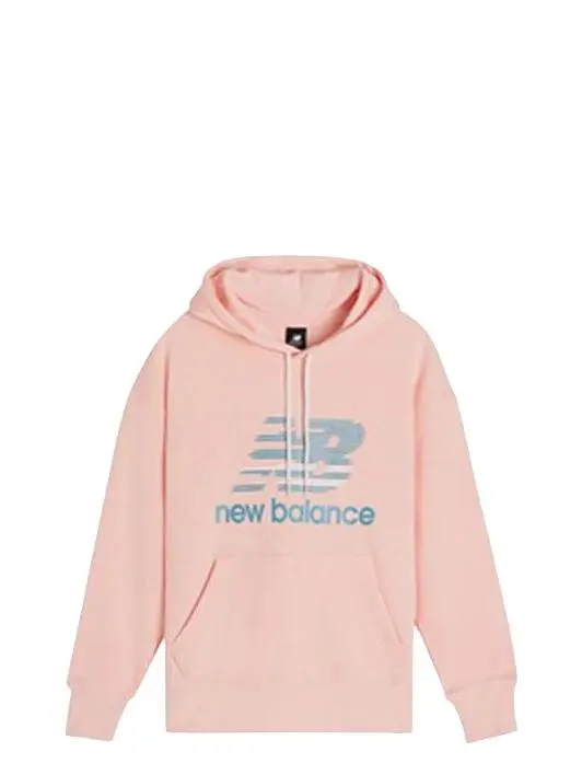 NEW BALANCE Graphic Logo Hoodie - Pink