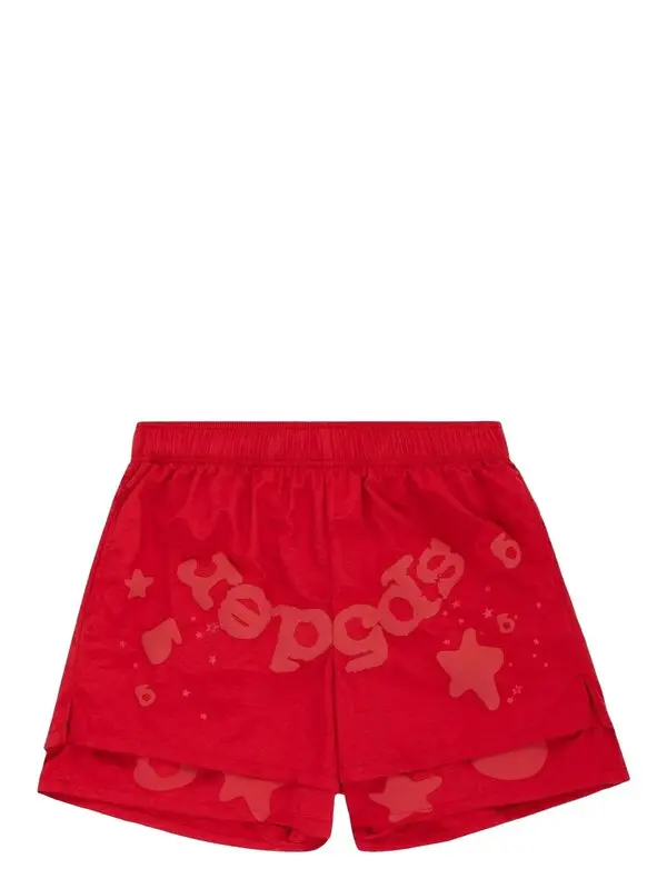 SP5DER Double Layer Short - Red