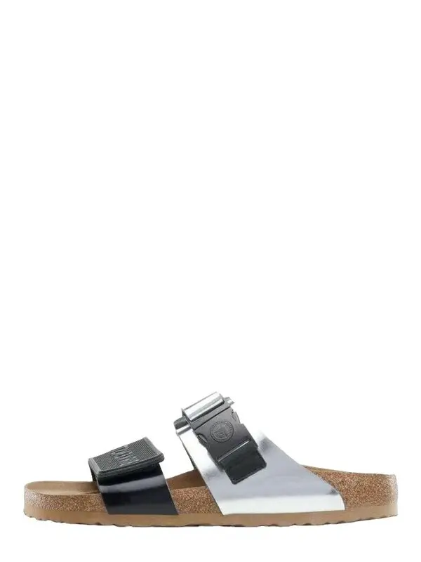 BIRKENSTOCK X Rick Owens Rotterdam Sandals - Black/silver