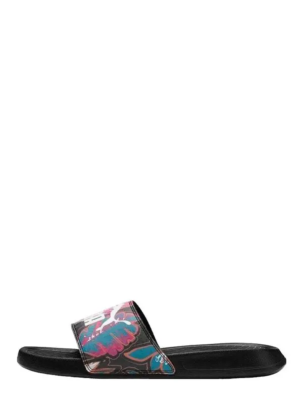 PUMA Popcat Flower Power Sandals - Black