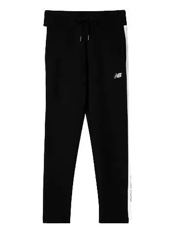 NEW BALANCE Track Pants With Side Stripes - Black/white