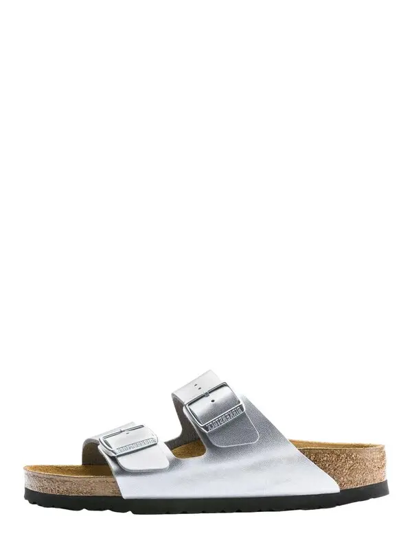 BIRKENSTOCK Arizona Birko-flor Sandals - Silver