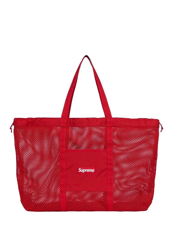 Supreme Mesh Tote Bag - Red