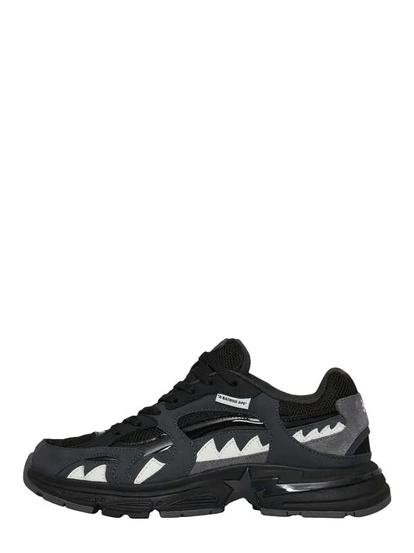 A BATHING APE Shark Sta M2 Sneakers - Black