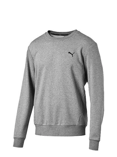 PUMA Embroidered Logo Sports Pullover - Grey