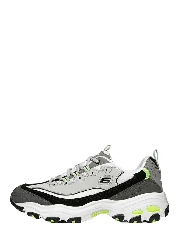 Sketchers D'lites 1.0 Sport Sneakers - Grey/green
