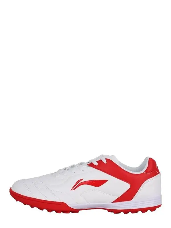 LI-NING Tf Football Shoes - White/red