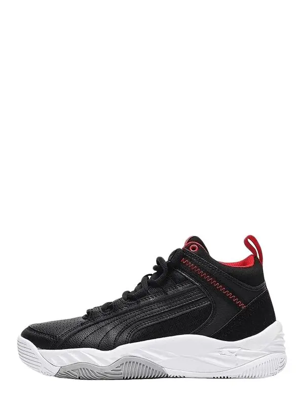 PUMA Rebound Future Evo High Top Sneakers - Black/white/red
