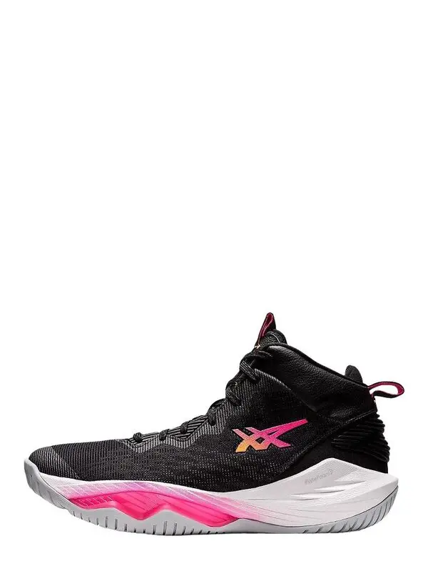 Asics Nova Surge 2 High Top Basketball Sneakers - Black/pink