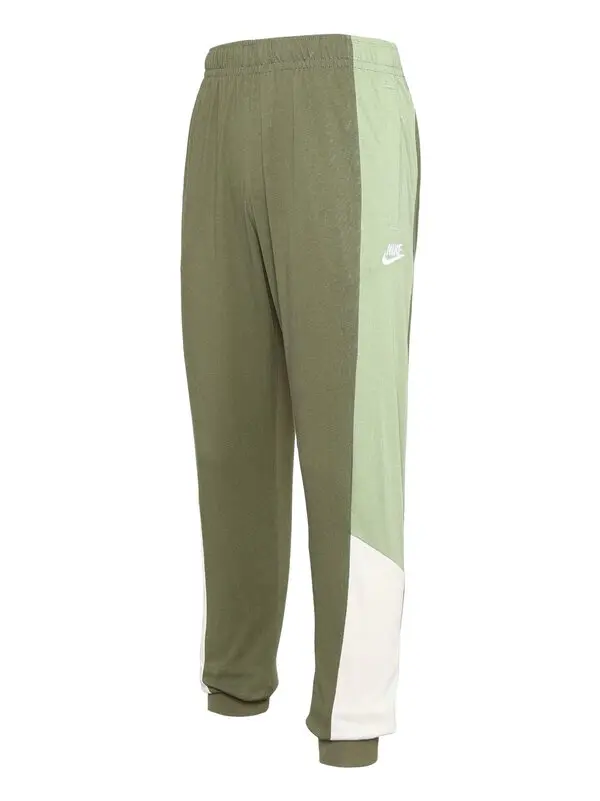 Nike Paneled Long Pants - Greenwhite