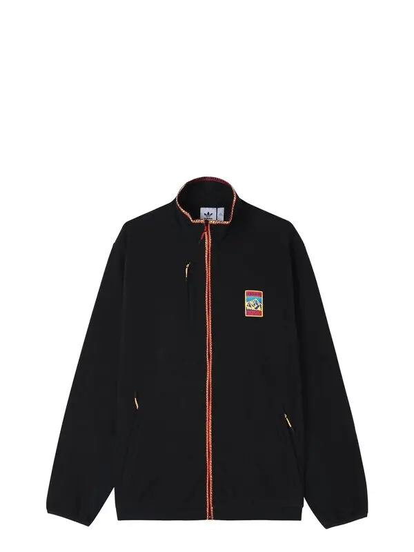 Adidas Originals Polar Fleece Athletics Sports Jacket - Black