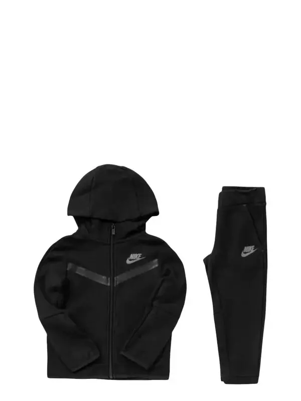 Nike Tech Fleece Full Zip Hoodie Set - Black
