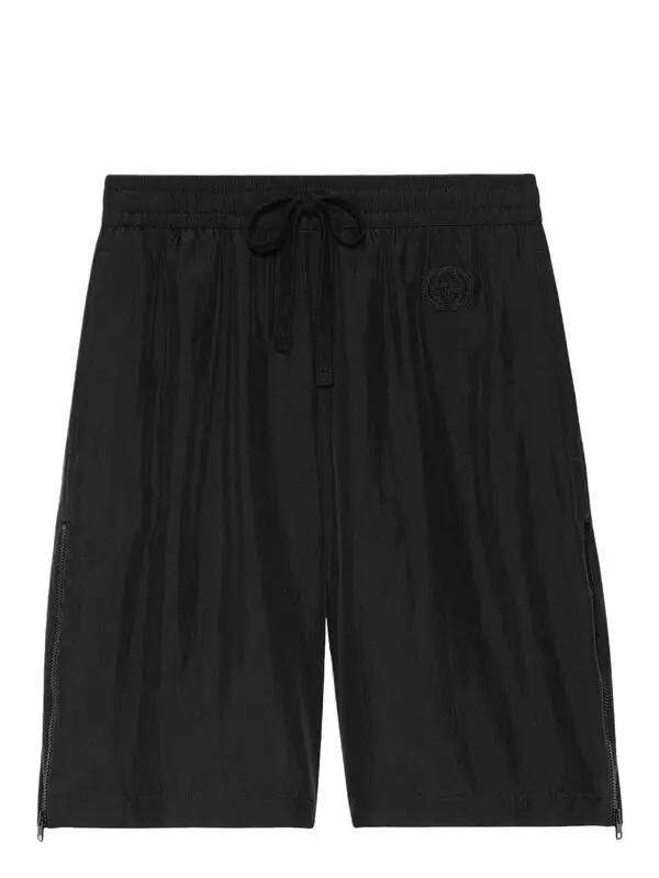 Gucci Silk Pong Shorts - Black