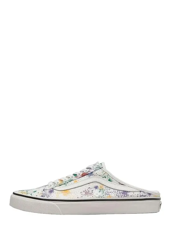 VANS Style 36 Mule "paint Splatter - White